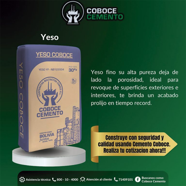 Yeso Coboce – Coboce Cemento